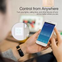 China Security Smart Home 1200W Tuya Smart Switch 2.4G Tuya Ceiling Fan Control for sale