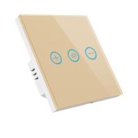 China Glass Touch Screen Dimmer Tuya Smart Switch 150W 2.4GHz WIFI for sale