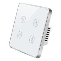 China WiFi 240V 2 Gang Tuya Smart Switch With Google Alexa Voice Control for sale