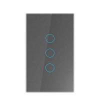 China 2.4GHz Tuya 4 Gang Smart Light Switch EU 3 Gang Wifi Light Switch for sale