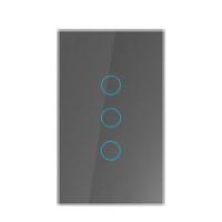 China 2.4GHz Tuya 4 Gang Smart Light Switch EU 3 Gang Wifi Light Switch for sale
