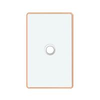 China Black 600W Tuya Smart Switch Tempered Glass Light Switch 86x86 for sale
