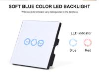 China Smart Home Uk Standard Timer Touch Smart Wall Switch Time Control Lamp Light Switch for sale
