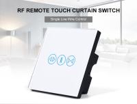 China Smart Home WIFI Switch Eu/us Standard Wall Touch Control Curtain Switch Work With Google/alexa For Electric Curtain Swit for sale