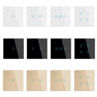 China White 10A Wifi Wall Touch Switch 1 Gang Smart Light Switch With Remote Control for sale