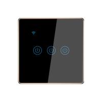China 3 Gang EU UK Standard Tuya Smart Switch Light Electric Switch WiFi Smart Home Voice Control for sale