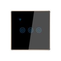 China 3 Gang EU UK Standard Tuya Smart Switch Light Electric Switch WiFi Smart Home Voice Control for sale