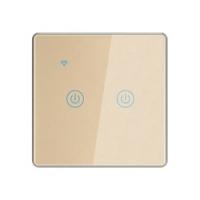 China 2 Gang EU UK Standard New Product Single Fire Zero Fire General Relay Wall Switch Smart Touch Switch for sale