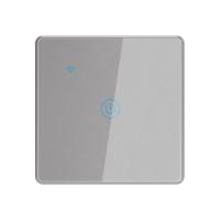 China OEM New Product EU UK Standard Wifi Touch Aluminum Frame Smart Wifi Home Tuya Smart Switch for sale