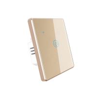 China OEM New Product EU UK Standard Wifi Touch Aluminum Frame Smart Wifi Home Tuya Smart Switch for sale