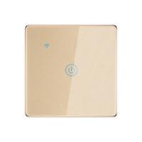 China OEM New Product EU UK Standard Wifi Touch Aluminum Frame Smart Wifi Home Tuya Smart Switch for sale
