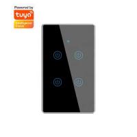 China Classic US Standard Wifi Smart Wall Switch Voice Control Schedule Remote Control By Tuya App Smart Electric Switch for sale