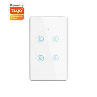China Classic US Standard Wifi Smart Wall Switch Voice Control Schedule Remote Control By Tuya App Smart Electric Switch for sale