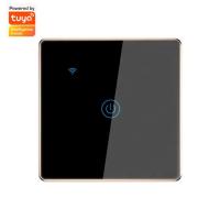 China Factory Outlet Tuya Smart WIFI Wall Switch Remote Control  1 Gang Light Switch App&Voice Control Supported for sale