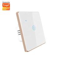 China Factory Outlet Tuya Smart WIFI Wall Switch Remote Control  1 Gang Light Switch App&Voice Control Supported for sale