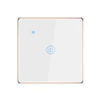 China Glomarket 1 Gang Tuya Smart Switch Aluminium Bezel Security Smart Home for sale