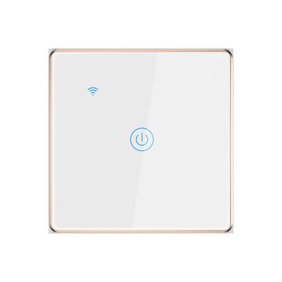 China Glomarket 1 Gang Tuya Smart Switch Aluminium Bezel Security Smart Home for sale