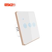 China Metal Border Tuya Smart Switch BLE 2.4G Alexa Controlled Light Switch for sale