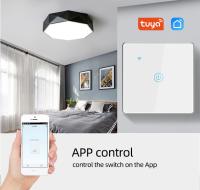 China Metal Border Tuya Smart Switch BLE 2.4G Alexa Controlled Light Switch for sale