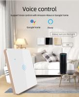 China Metal Border Tuya Smart Switch BLE 2.4G Alexa Controlled Light Switch for sale