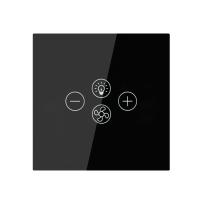 China 86*86mm 4 Gang Touch Dimmer Switch Iot Light Switch EU Standard for sale