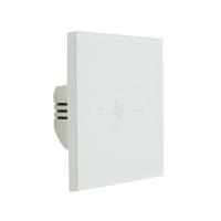 China Tempered Touch Tuya Smart Switch 240V 10A Wifi Fan Speed Controller for sale