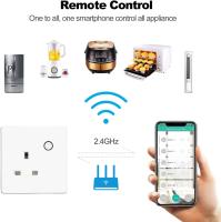 China IFTTT Alexa Smart 13 Amp Socket Timing Setting IEEE 802.11 B/G/N for sale
