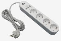 China 4 Sockets 2.4GHz Smart Power Strip And Wifi Surge Protector Alexa for sale