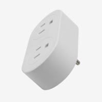 China PC ABS 2 Gang Smart Socket 10A 240V Smart Plug Socket ETL Approval for sale
