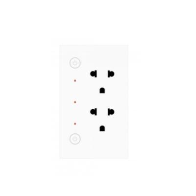 China 16A 3kw Wireless Multi Plug ZigBee Multi Outlet Remote Control for sale