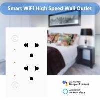 China 16A 3kw Wireless Multi Plug ZigBee Multi Outlet Remote Control for sale