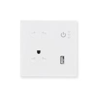 China 480X320 IPS Smart Plug Socket Wifi Alexa Electrical Outlet Universal for sale