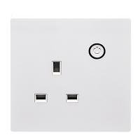 China AC240V Smart Plug Socket 2.4G WiFi Tuya Smart Plug UK Fire Retardant for sale