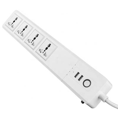 China AU EU 2000W Smart Power Strip With Energy Monitoring 4 Sockets for sale