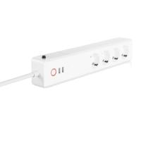 China Smartlife 1.5M 2000W CE Smart Home Power Strip For European Travel for sale