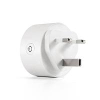 China 10A AC100V Smart Plug Socket UK Tuya Power Plug Alexa And Google Assistant for sale