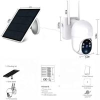 China AI PIR 4G Solar Ptz Camera 850nm IR Tuya Smart Camera Wide Angle for sale