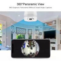 China Tuya Smart Indoor Lamp Camera 1080P HD Lamp Holder Home Security Wireless Spotlight Camera for sale