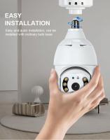China 3MP Cctv Bulb Camera 360 Panoramic Tuya Smart CCTV Video Surveillance for sale
