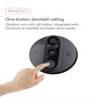 China 160 Degree Tuya Door Viewer 2.4G Wireless Camera Doorbell With Monitor for sale
