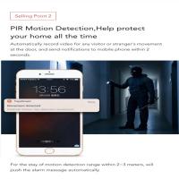 China 160 Degree Tuya Door Viewer 2.4G Wireless Camera Doorbell With Monitor for sale