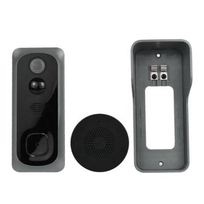China Anti Theft IP54 Smart Video Doorbell 1080p Hd Wireless Peephole Cam Door Bell for sale