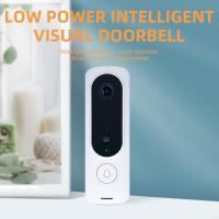 China White PIR Tuya Video Doorbell Home Assistant Two Way Voice Speak for sale