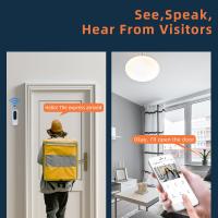 China White PIR Tuya Video Doorbell Home Assistant Two Way Voice Speak for sale