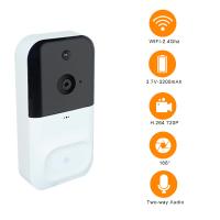 China High Sensitivity 128G Smart Video Doorbell Tuya Chime 3 To 5 Meter PIR for sale