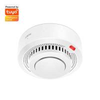 China Glomarket Wholesale Tuya Smart Smoke Detector Wireless Remote Alarm Household Smoke Sensor OEM Support for sale