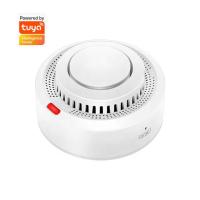 China Glomarket Wholesale Tuya Smart Smoke Detector Wireless Remote Alarm Household Smoke Sensor OEM Support for sale
