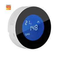 China LCD Gas Leak Detector Wifi 2.4GHz Smart Alarm Sensor Wall Mounted for sale