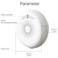 China 70dB Smart Propane Detector Zigbee Gas Sensor Smart Alarm Sensor for sale