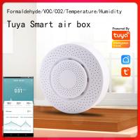 China 5V 1A Tuya Co2 Sensor Smart Alarm Sensor Temperature Humidity for sale